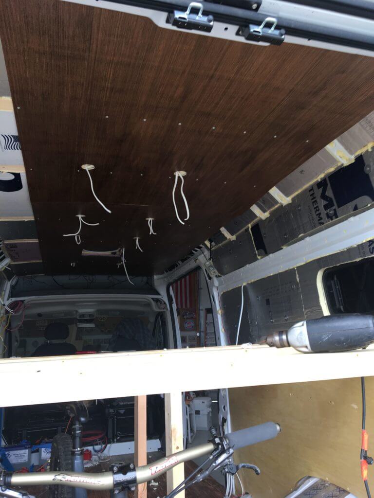 DIY Van Conversion | Walls + Ceiling