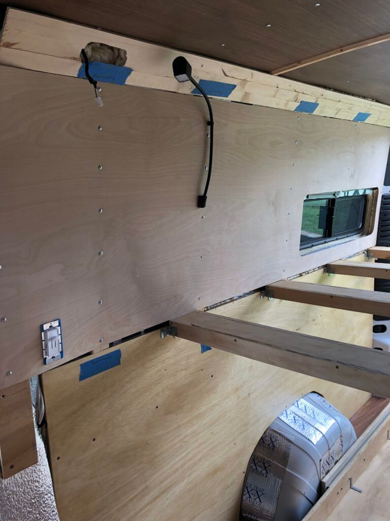 DIY Van Conversion | Walls + Ceiling