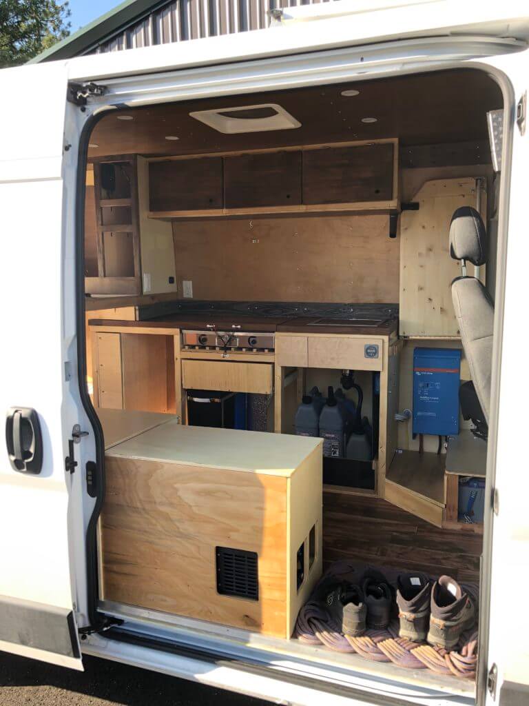 DIY Van Conversion | Overhead Storage
