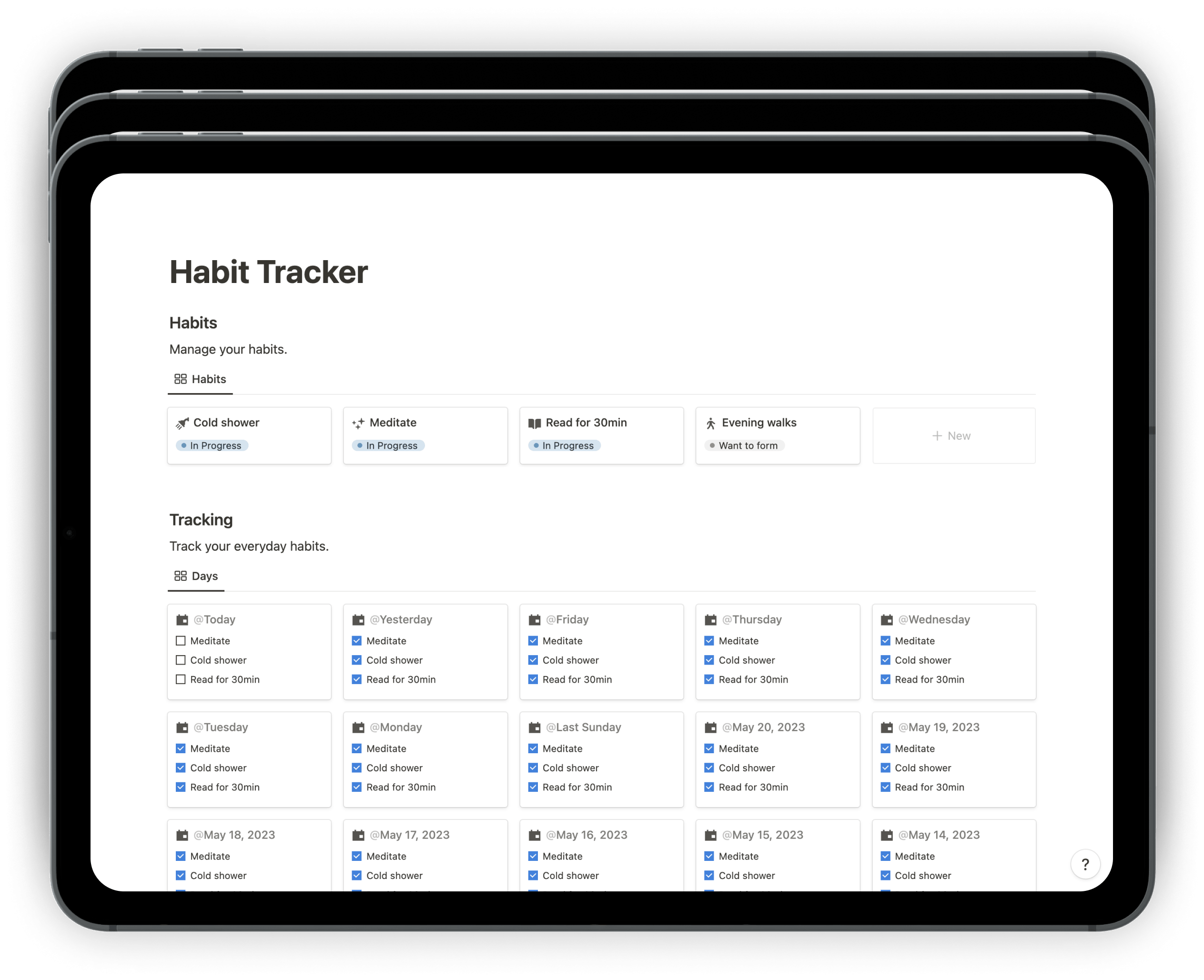 15 Free & Aesthetic Notion Habit Tracker Templates (2024)