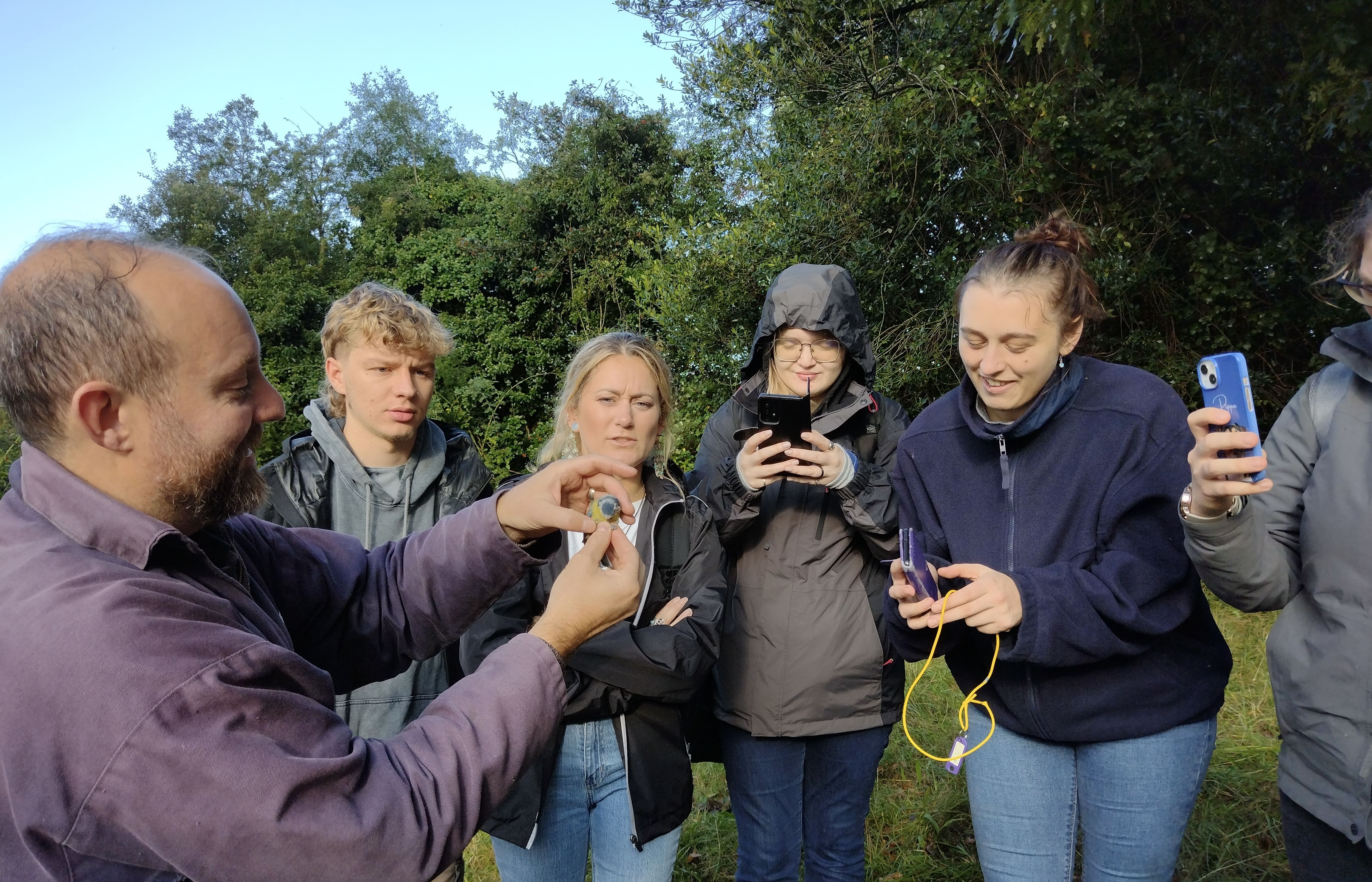 Students Experience Bird Ringing on the Downs | News | SGS Higher ...