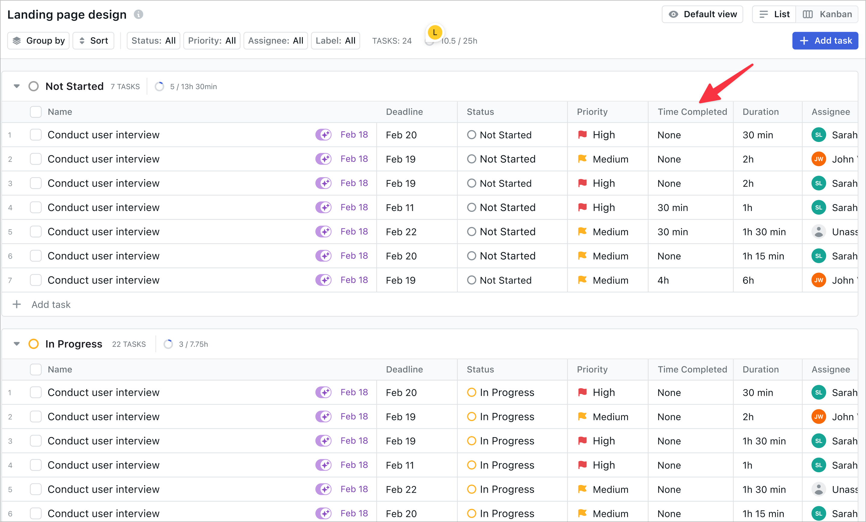 Introducing Enhanced Time Tracking in Motion | Motion