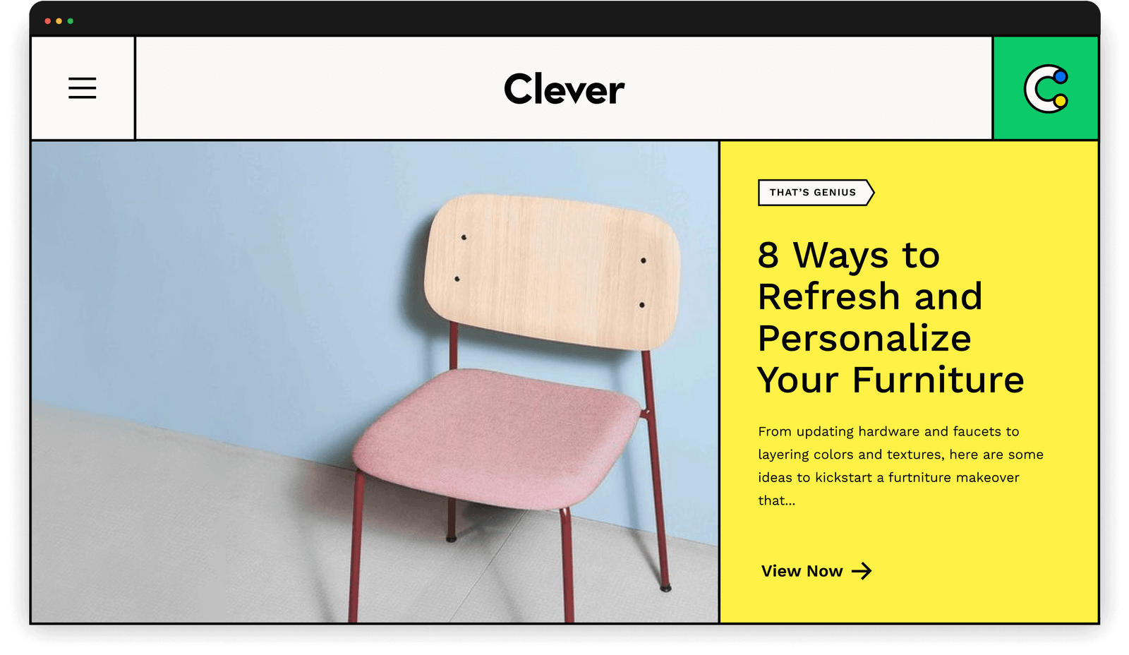 Clever Magazine Brand & Website Designed by David McGillivray