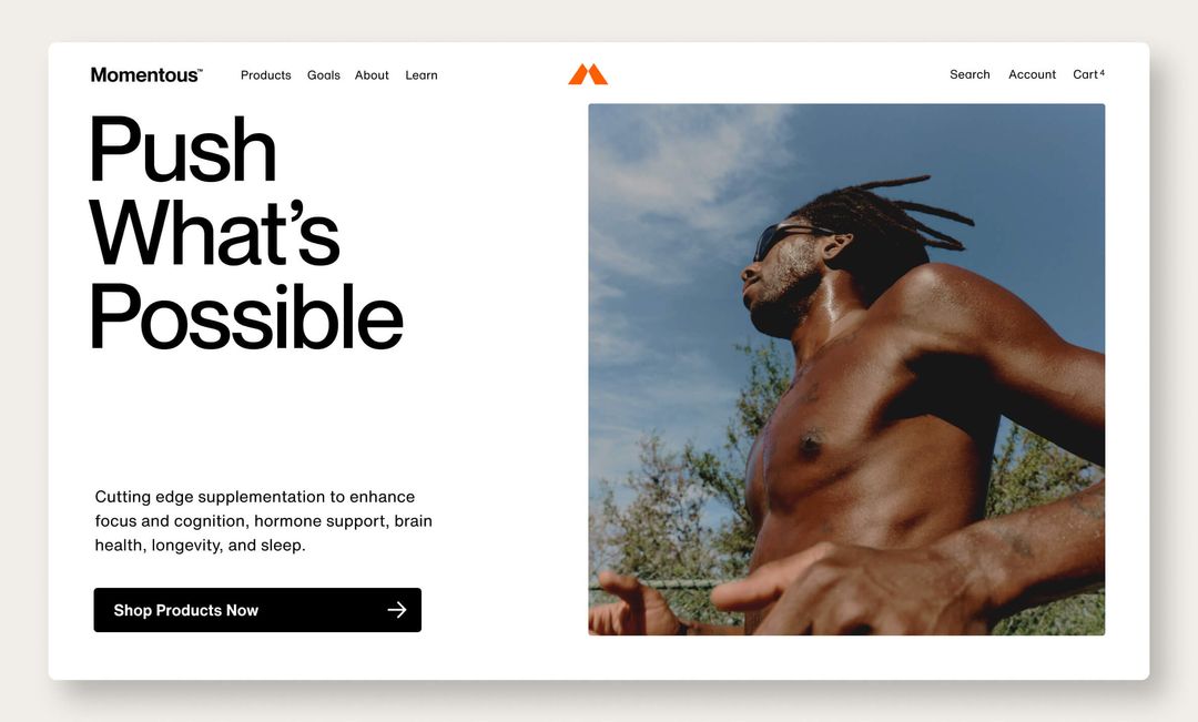 Momentous Brand Designed by David McGillivray