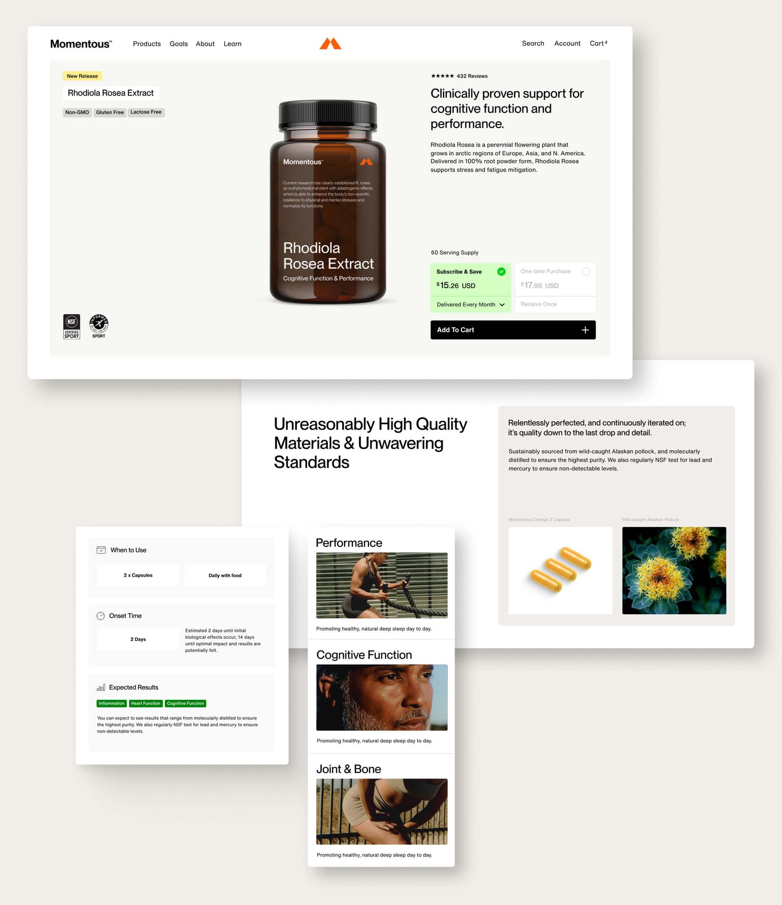Momentous Brand Designed by David McGillivray