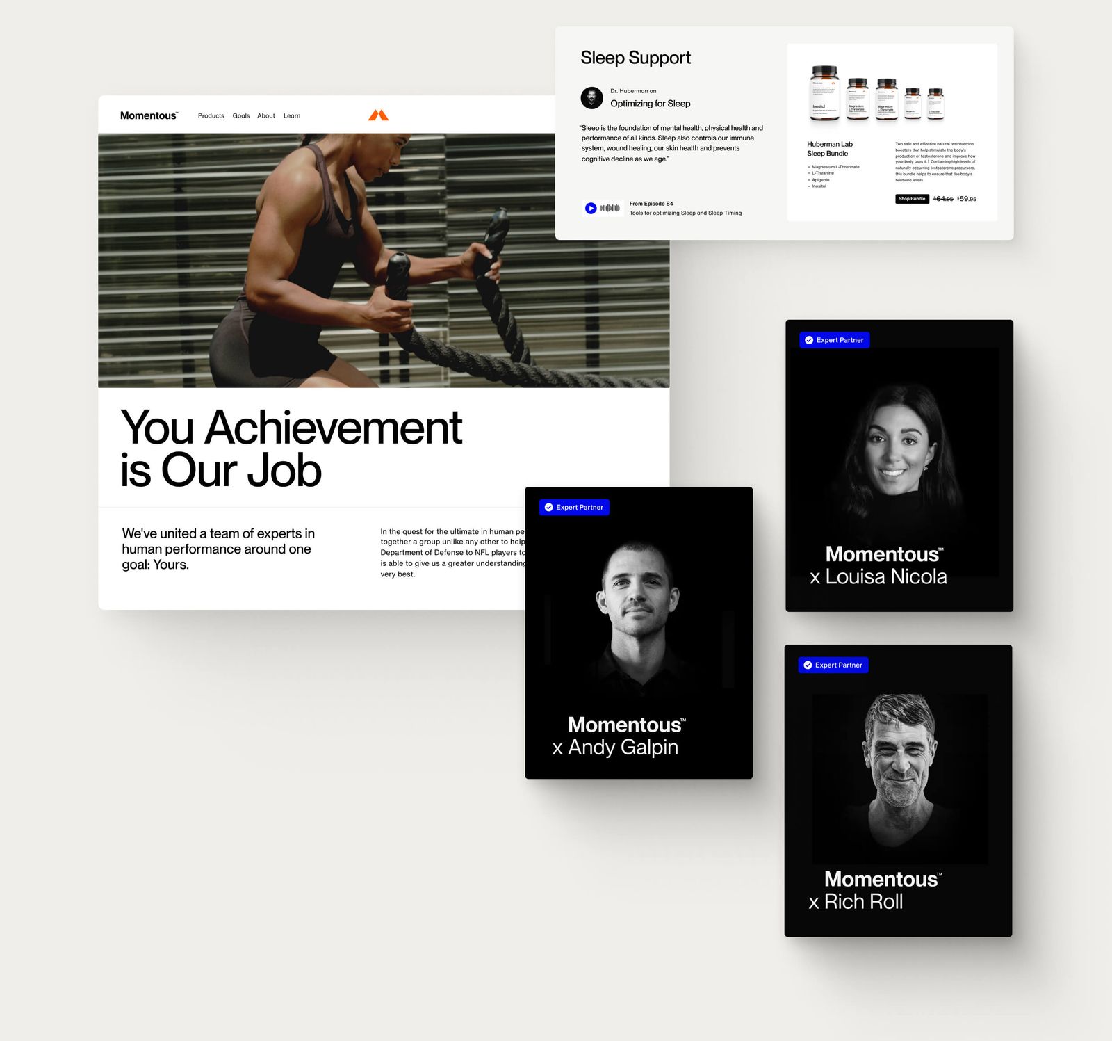 Momentous Brand Designed by David McGillivray