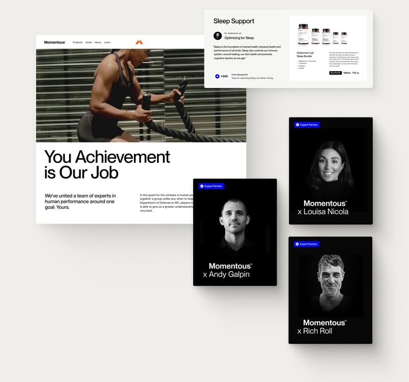 Momentous Brand Designed by David McGillivray