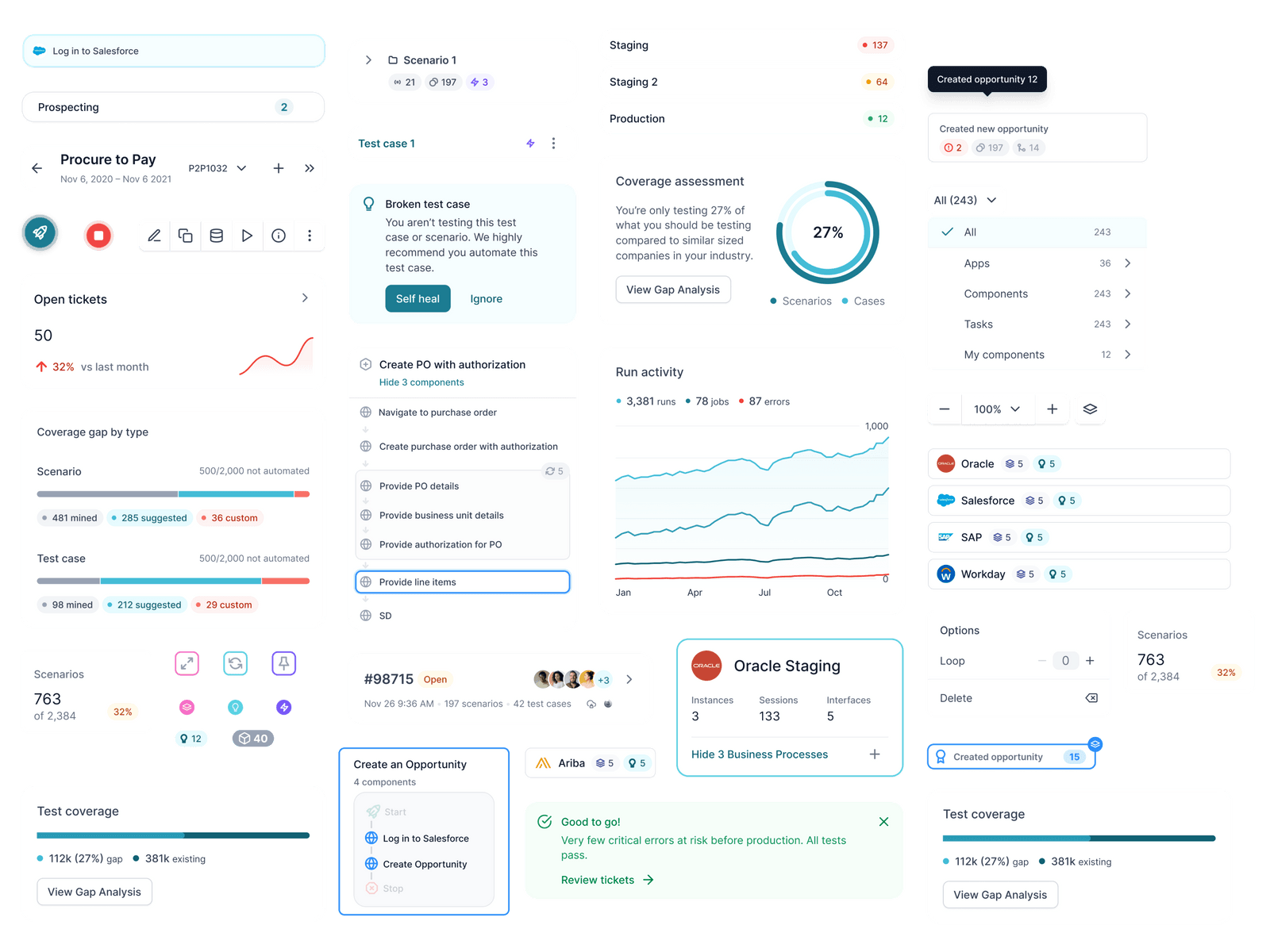 Opkey B2B no-code test automation platform | Forge Studio | San ...