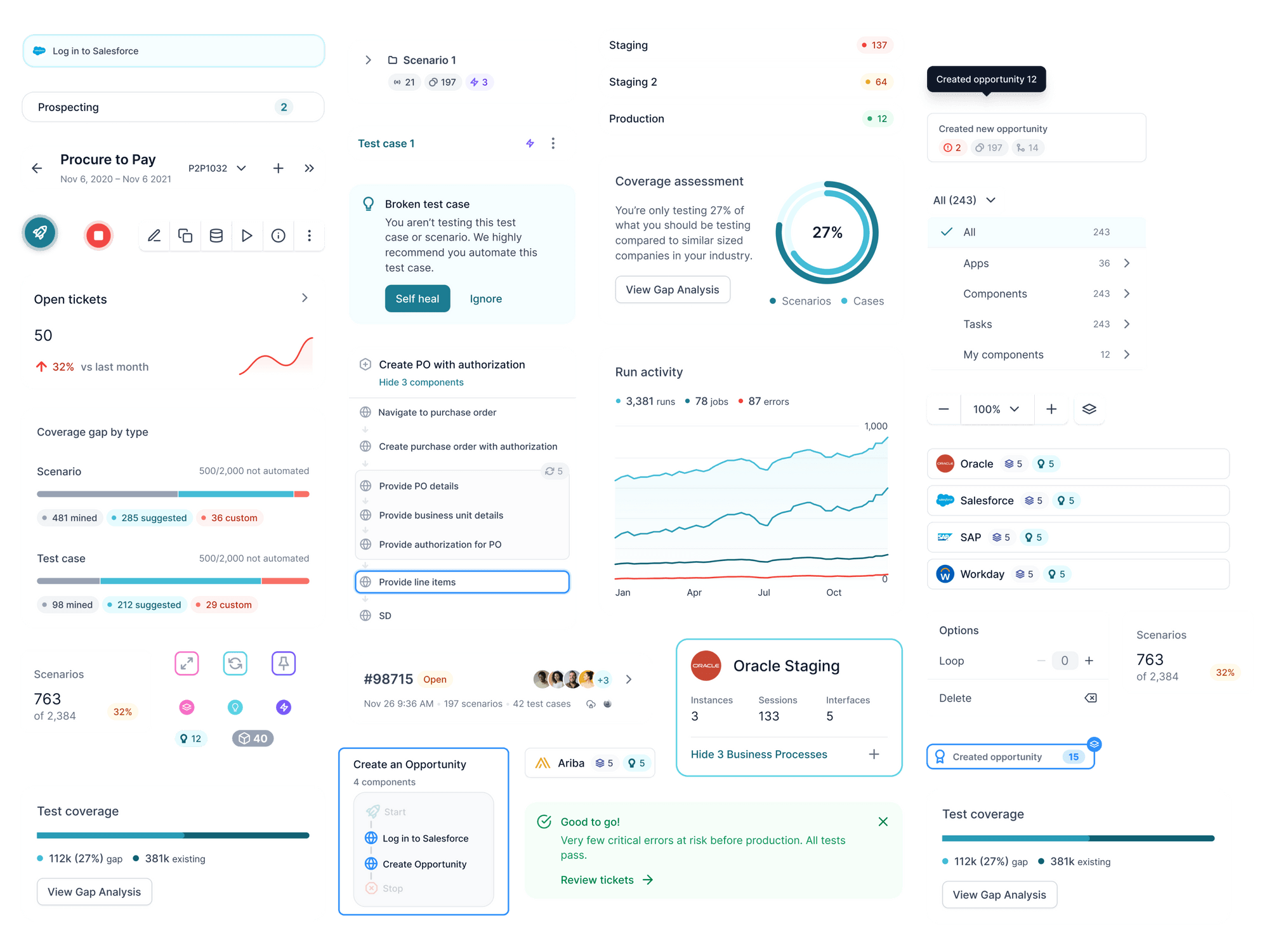 Opkey B2B no-code test automation platform | Forge Studio | San ...