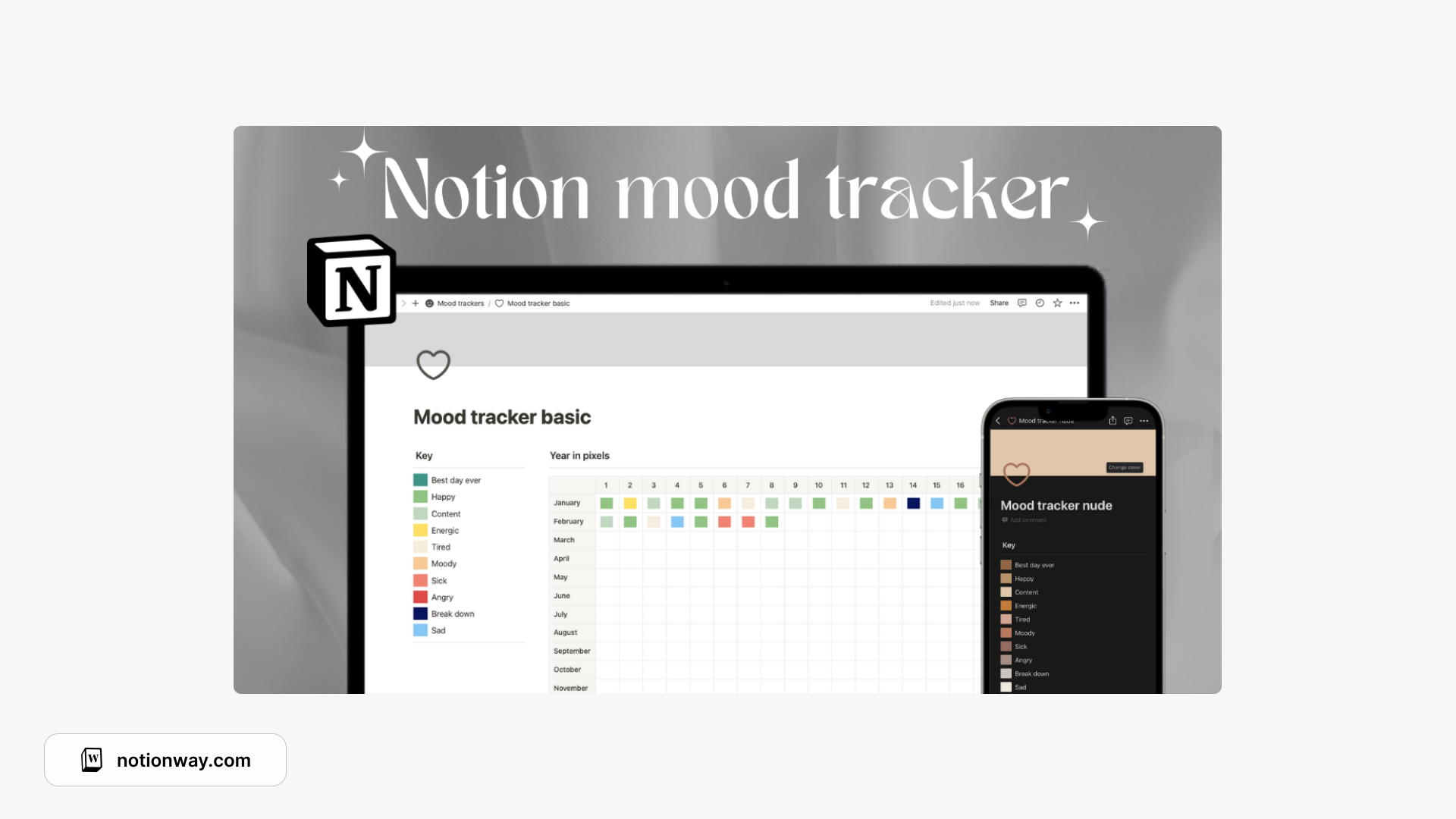 10+ Best Notion Mood Trackers Templates (Free & Aesthetic)
