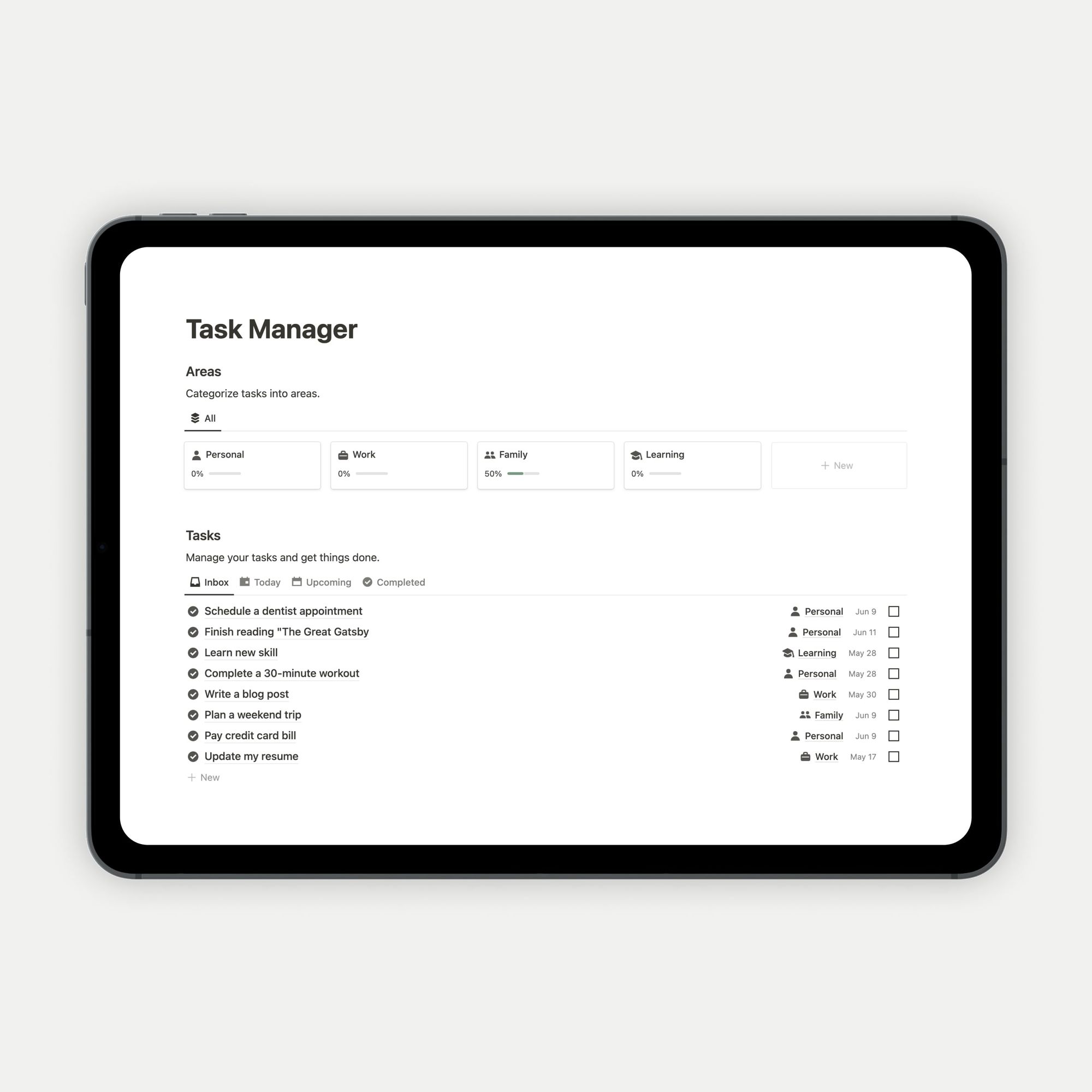 Notion Task Manager - Pathpages
