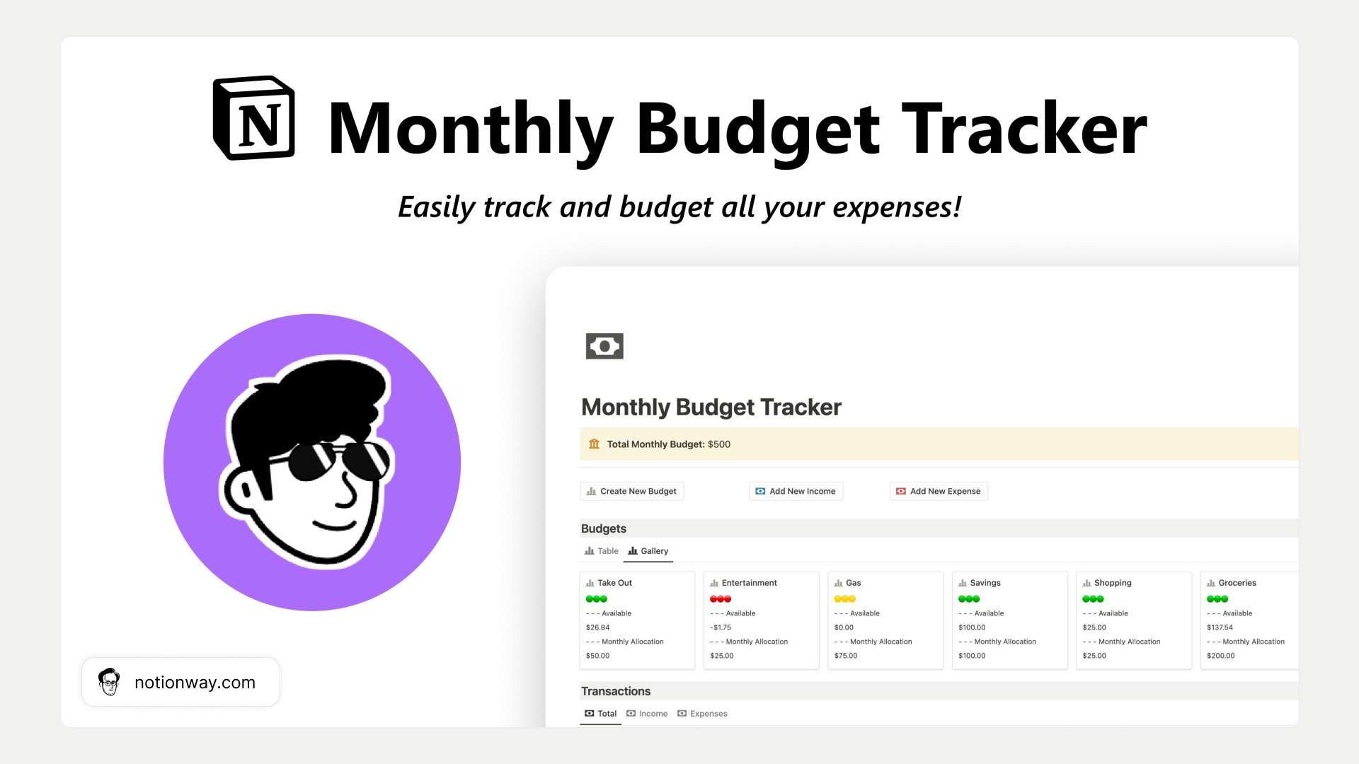 11 Free Notion Budget Templates to Track Your Expenses