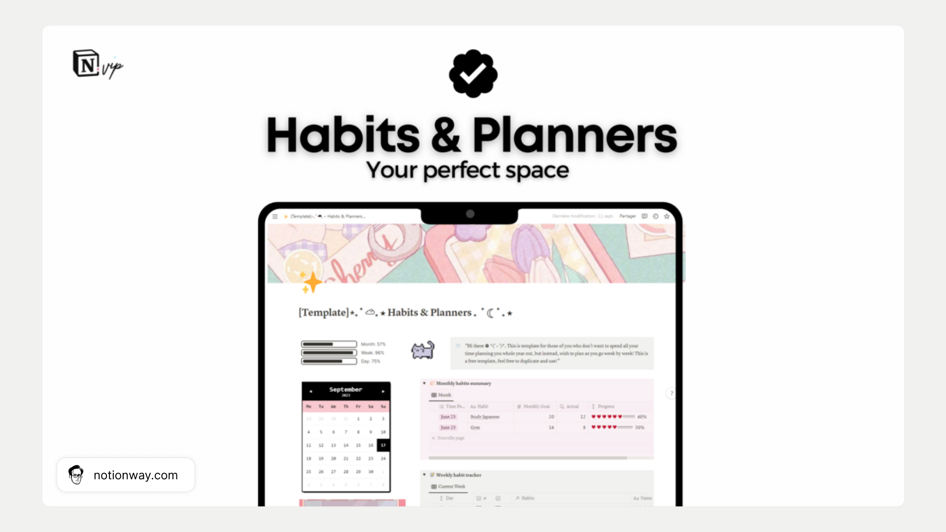 15 Free & Aesthetic Notion Habit Tracker Templates (2024)
