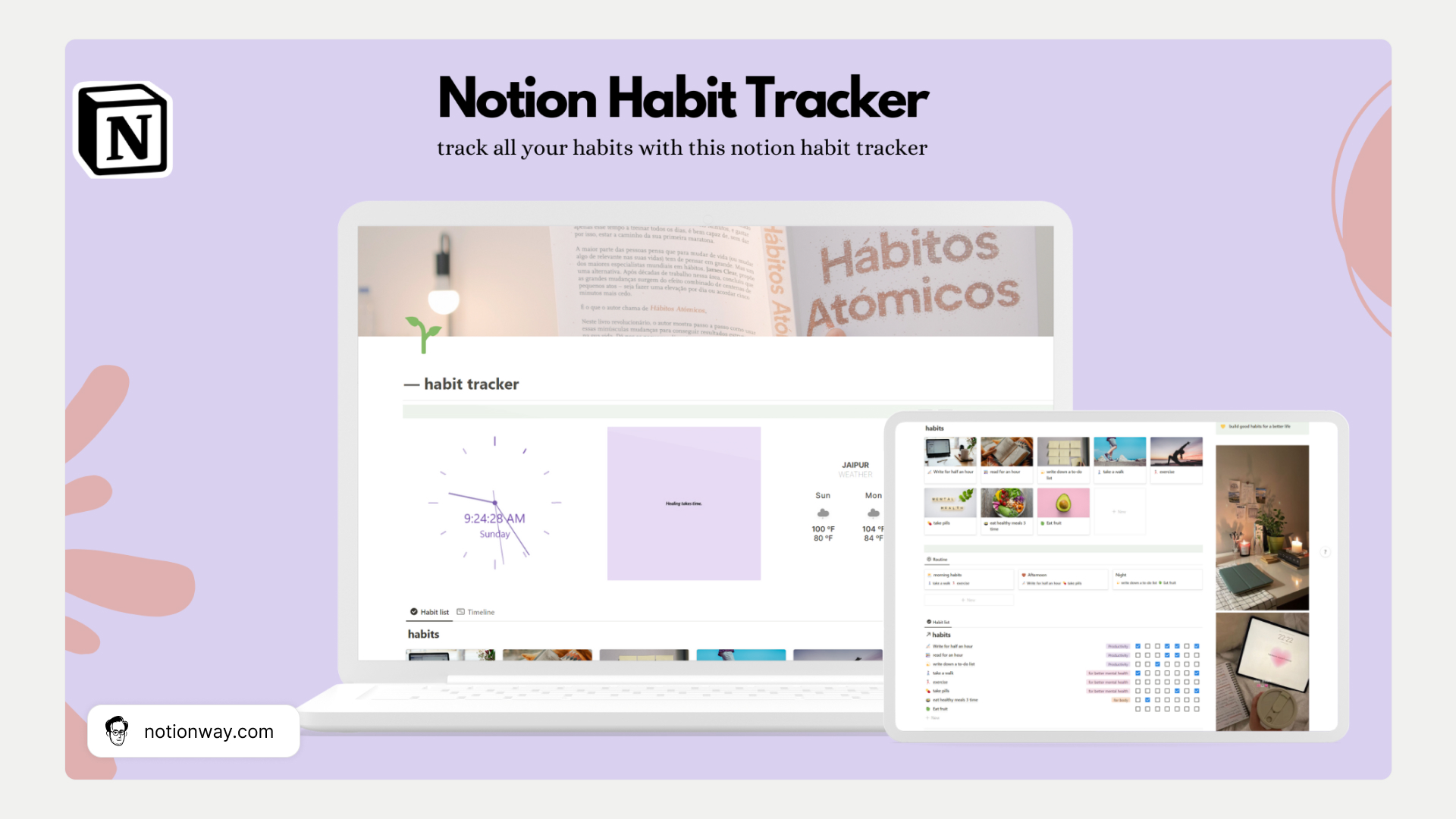 15 Free & Aesthetic Notion Habit Tracker Templates (2024)