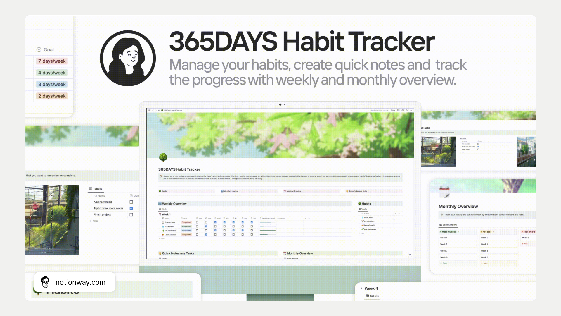15 Free & Aesthetic Notion Habit Tracker Templates (2024)