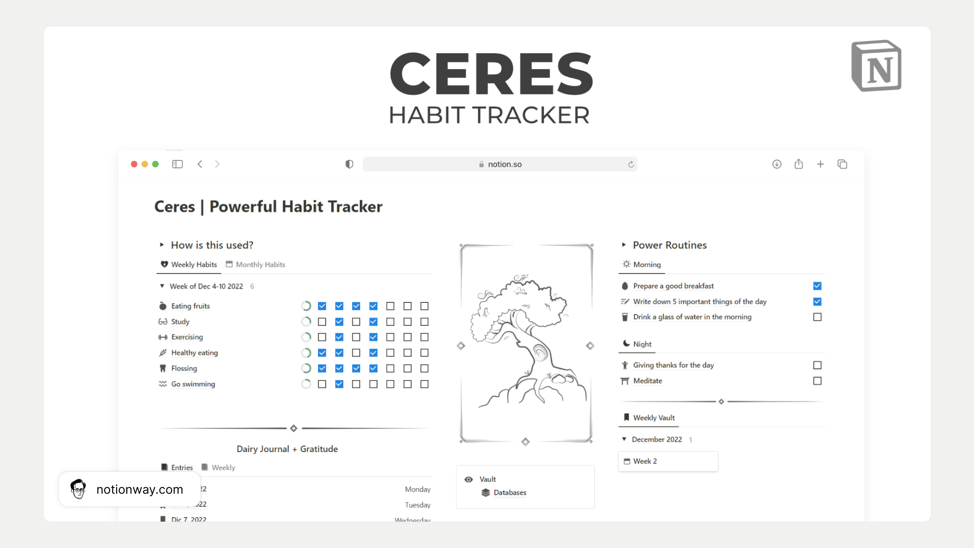 15 Free & Aesthetic Notion Habit Tracker Templates (2024)