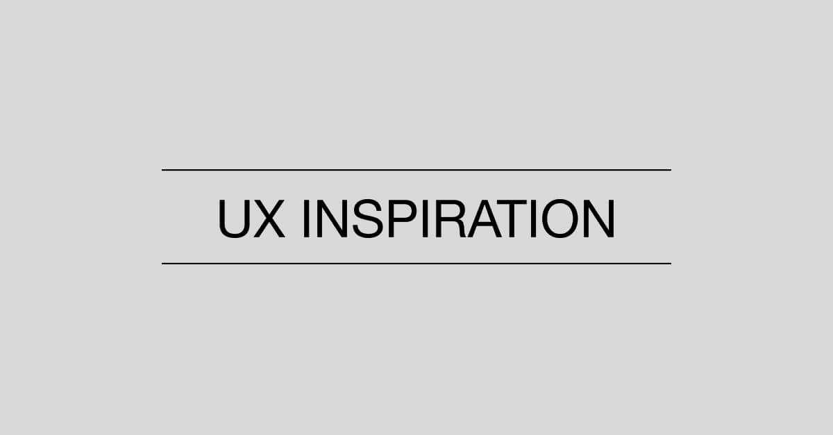 UX design inspiration | Incredible UI/UX design examples & ideas ...