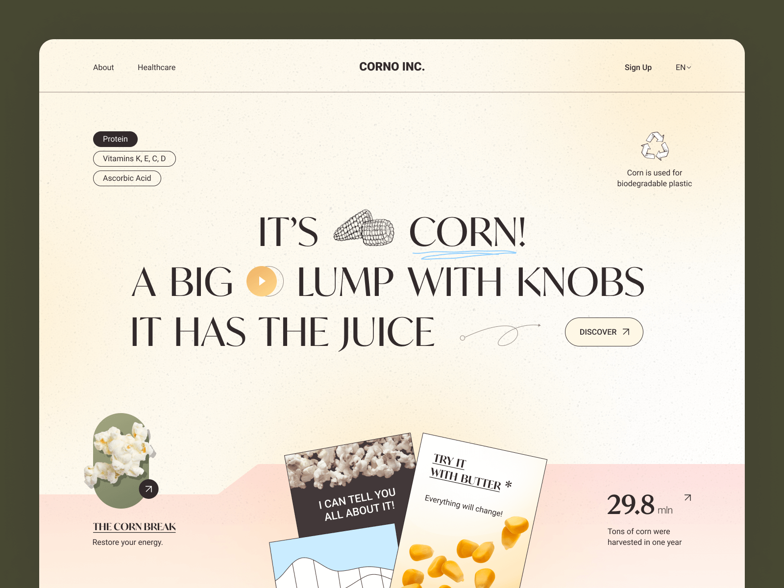Inline imagery web design hero section inspiration | Website design ...