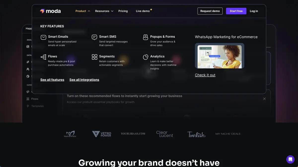 Deep purple techy AI SaaS platform homepage web design inspiration ...