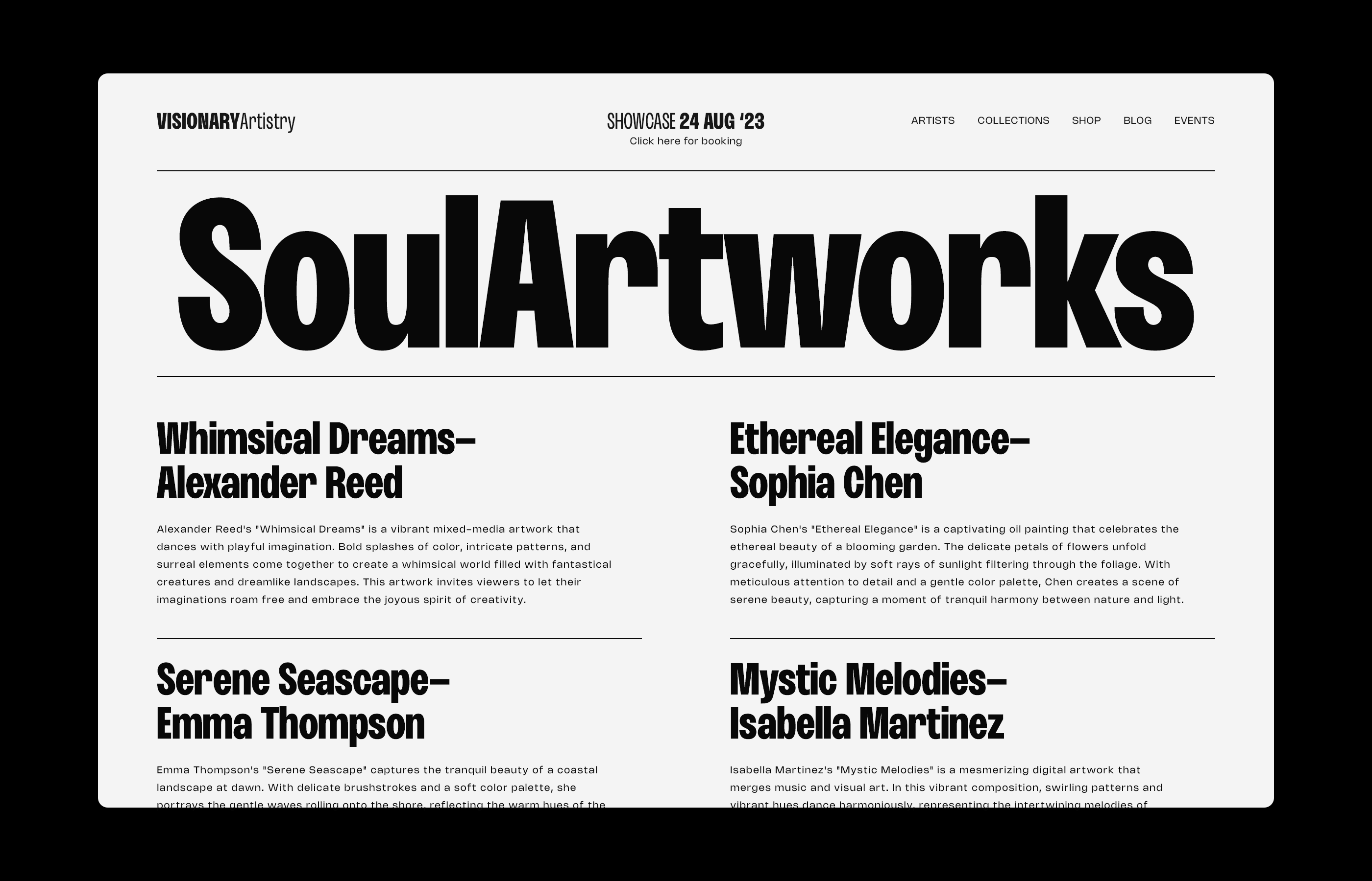 Graphic Design Page Layout Inspiration