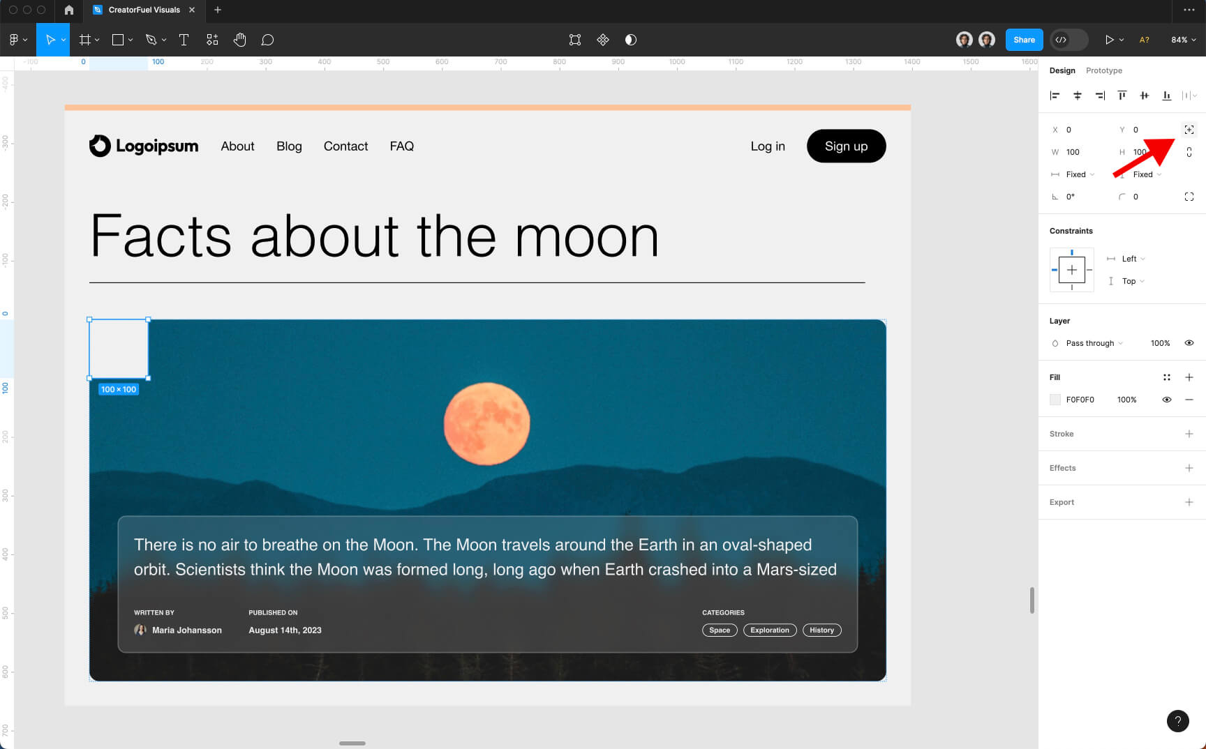 How to add a corner fold in Figma & Webflow
