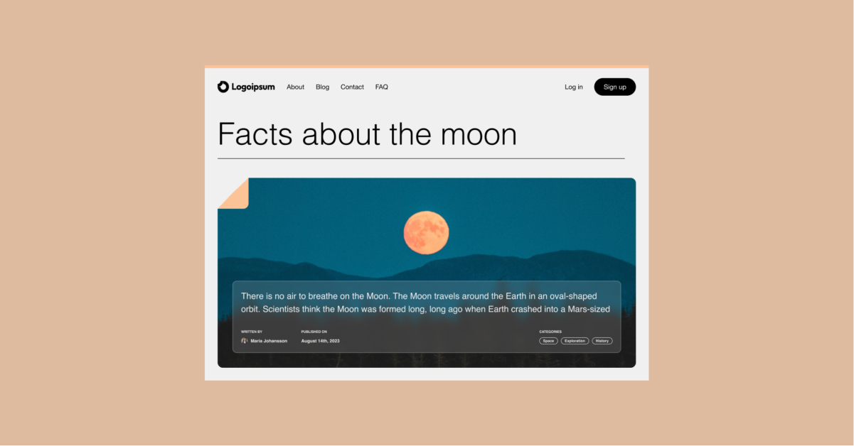 How to add a corner fold in Figma & Webflow