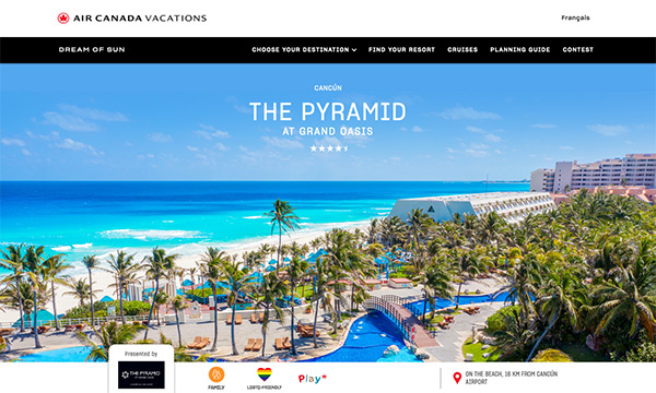 The Pyramid Cancun | Air Canada Vacations