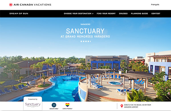 Sanctuary at Grand Memories Varadero | Air Canada Vacations