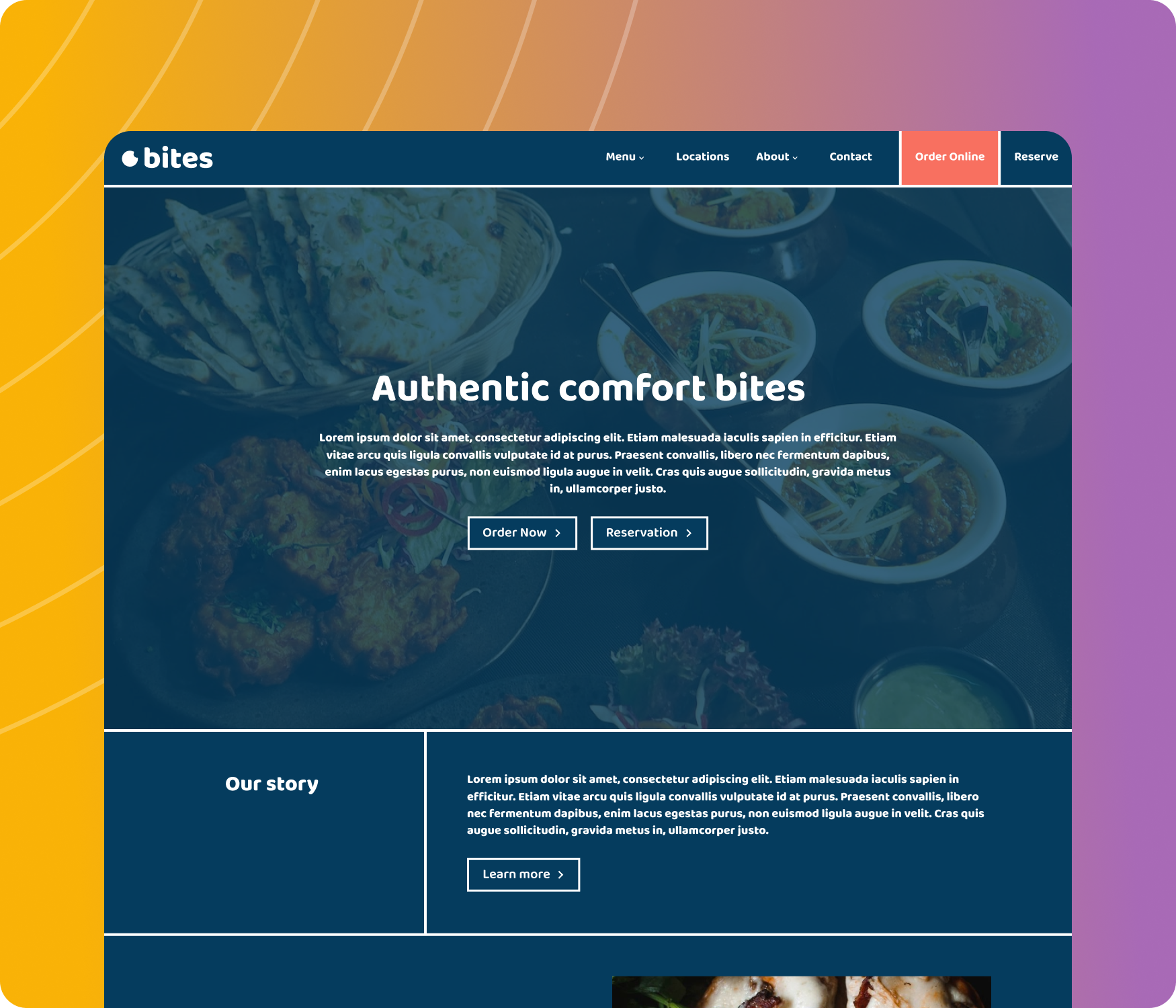 $79 Restaurant Website Template Used by Top Restaurants