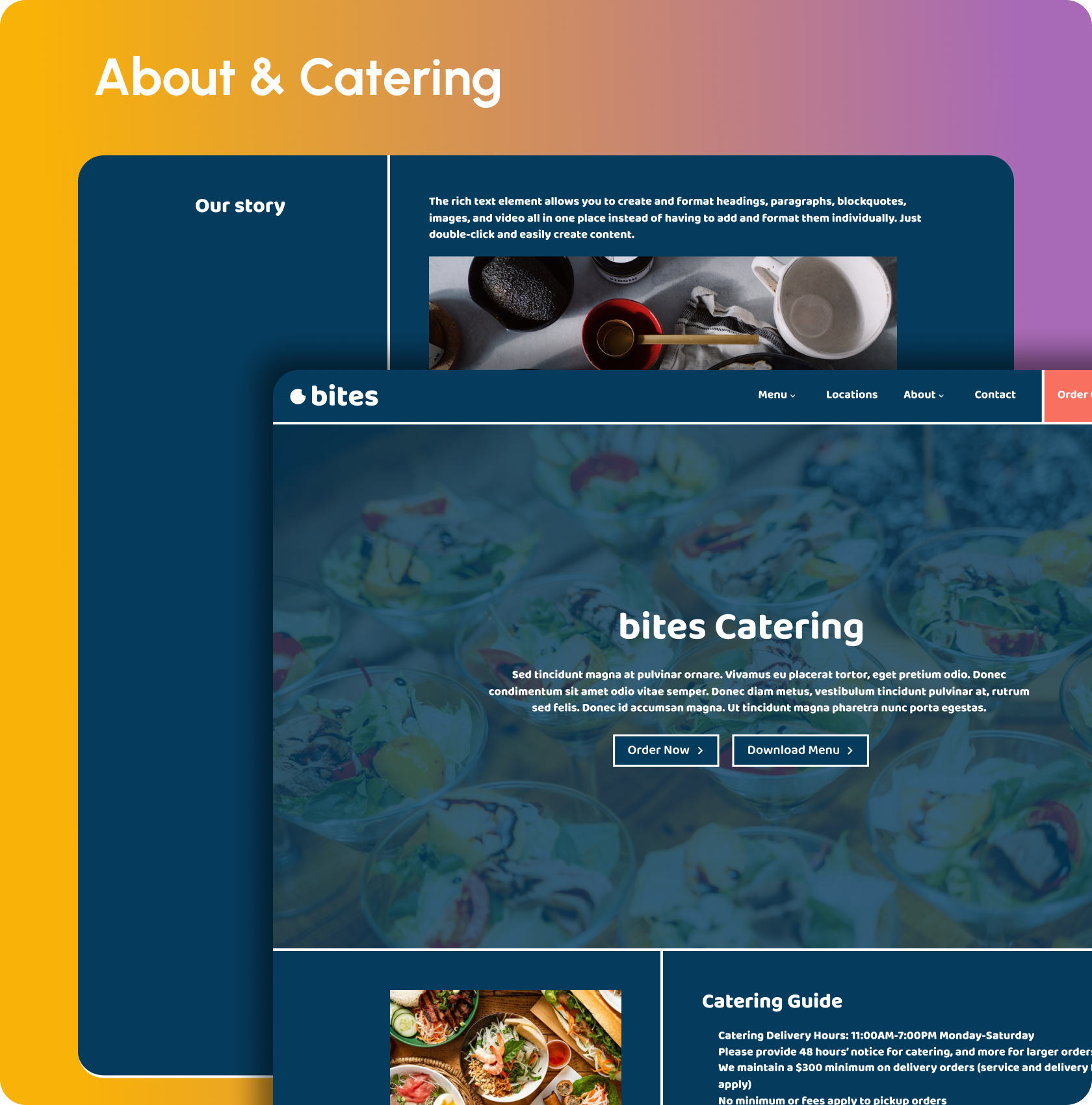 $79 Restaurant Website Template Used by Top Restaurants