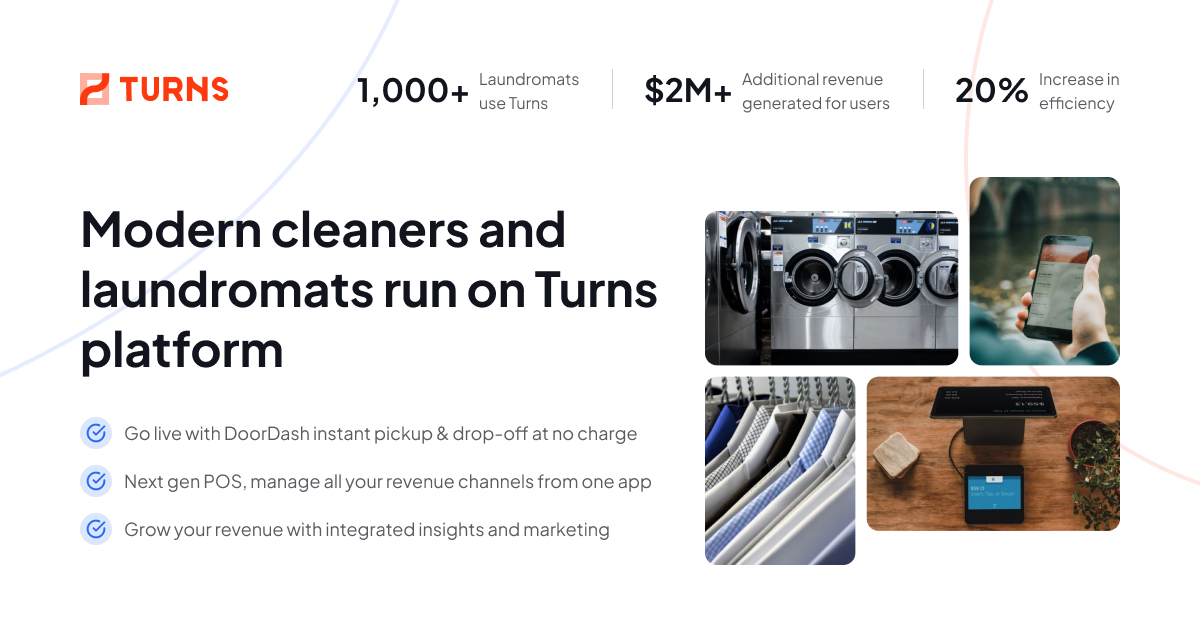 TURNS - Best Laundromat POS and Dry Cleaning Software