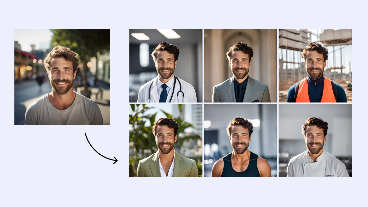 Create stunning AI professional headshots | Photoleap