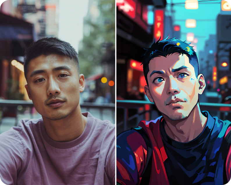 Face Morph with AI: Merge Faces Together | Photoleap