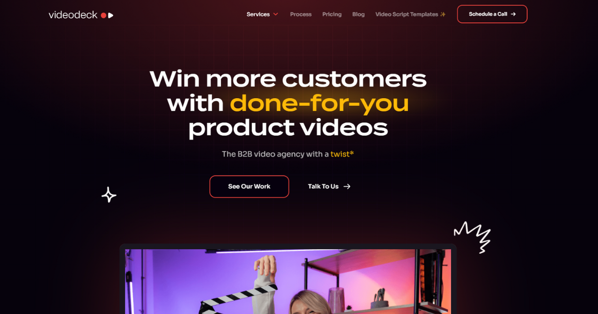Videodeck - On-Demand Video Production Service
