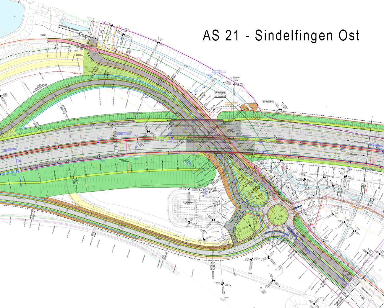 Klinger und Partner - Projekt - Umbau Anschlussstelle 21 Sindelfingen ...