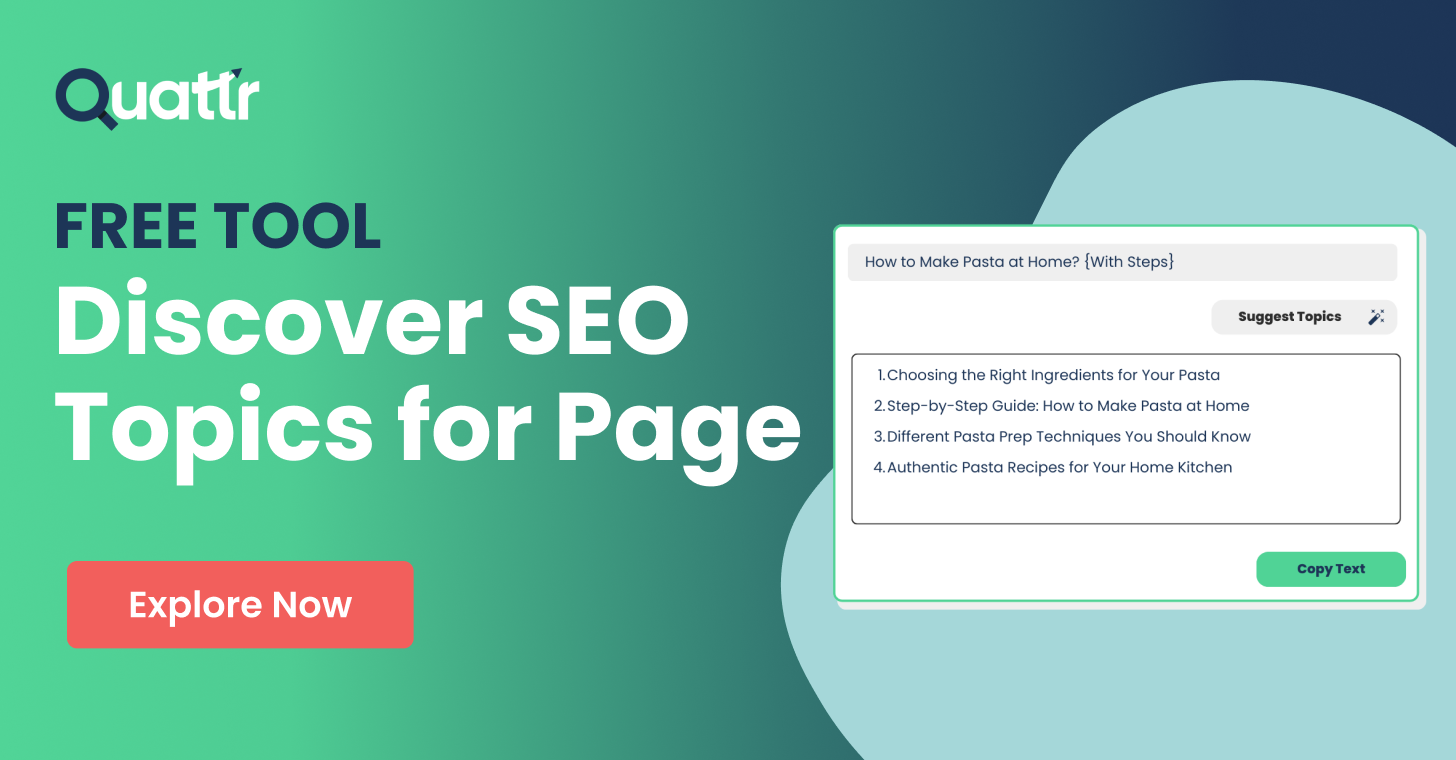Free AI Topic Discovery Tool | Quattr
