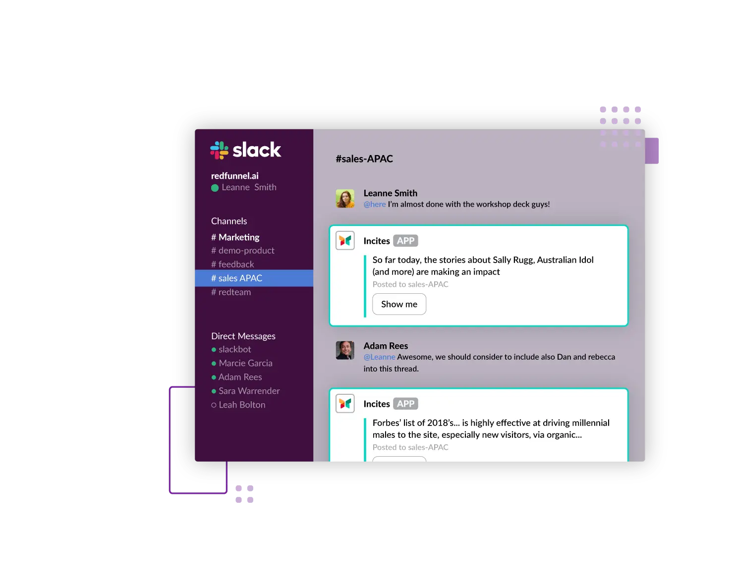 Slack integration