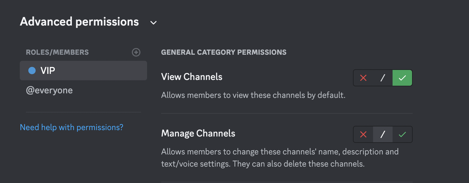 Discord - Permissions by Categories, Channels and Roles Explained