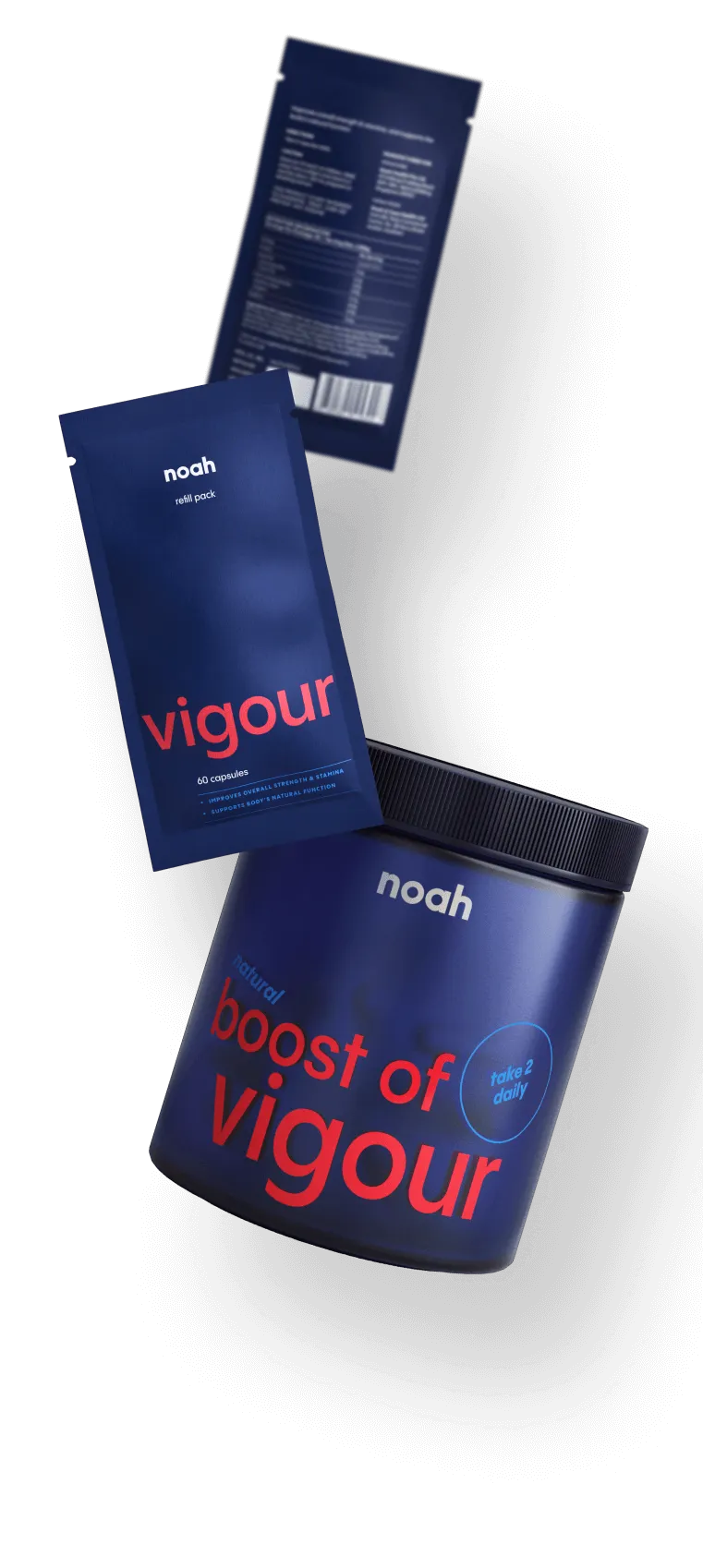 Vigour: KSM-66 Ashwagandha Supplement | Boost Testosterone | noah™