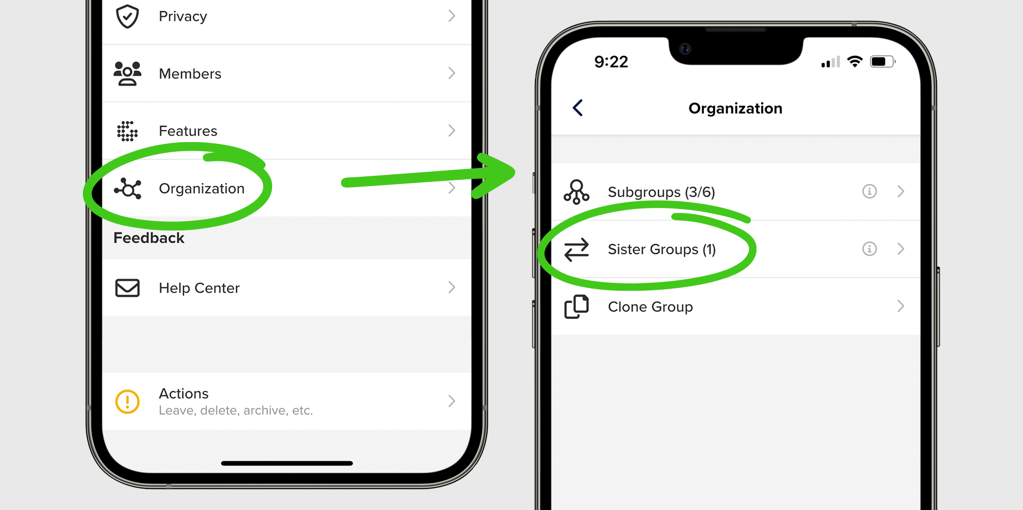 How to Use Sister Groups