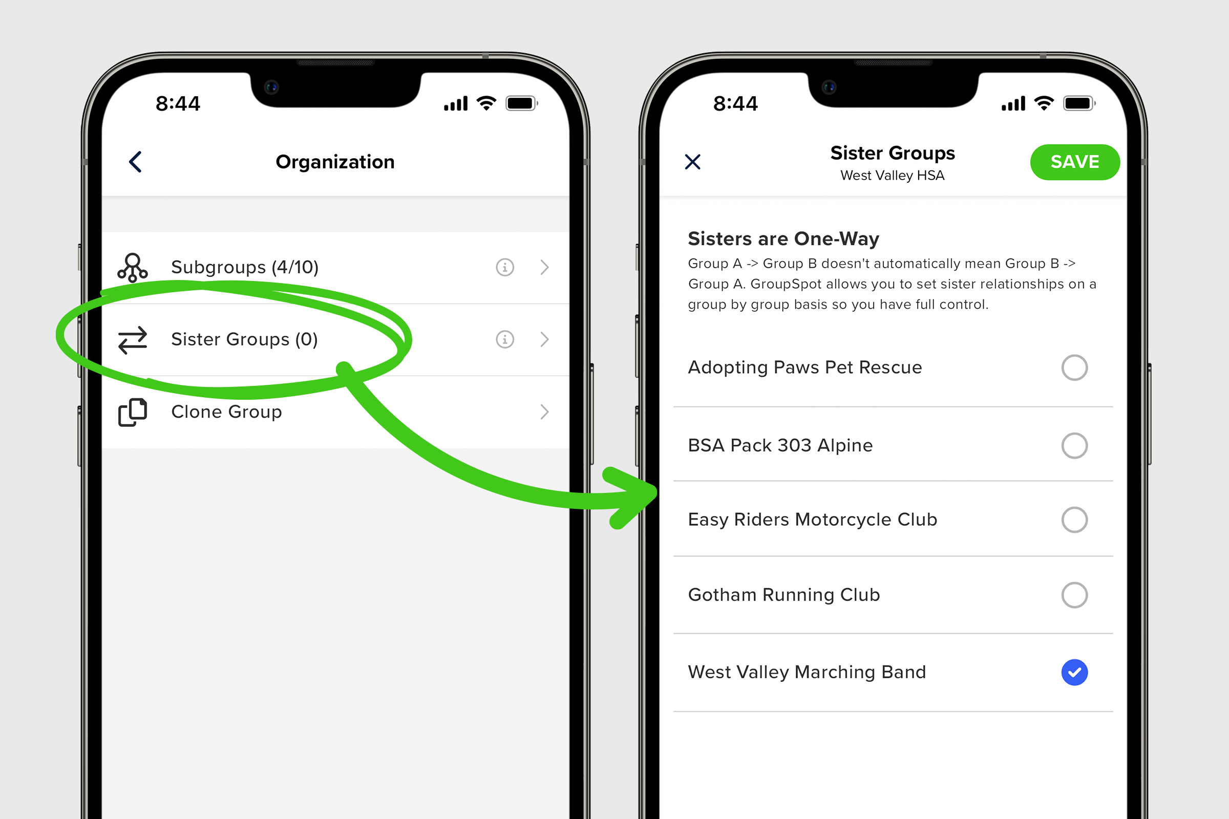 How to Transfer Members From One Group to Another