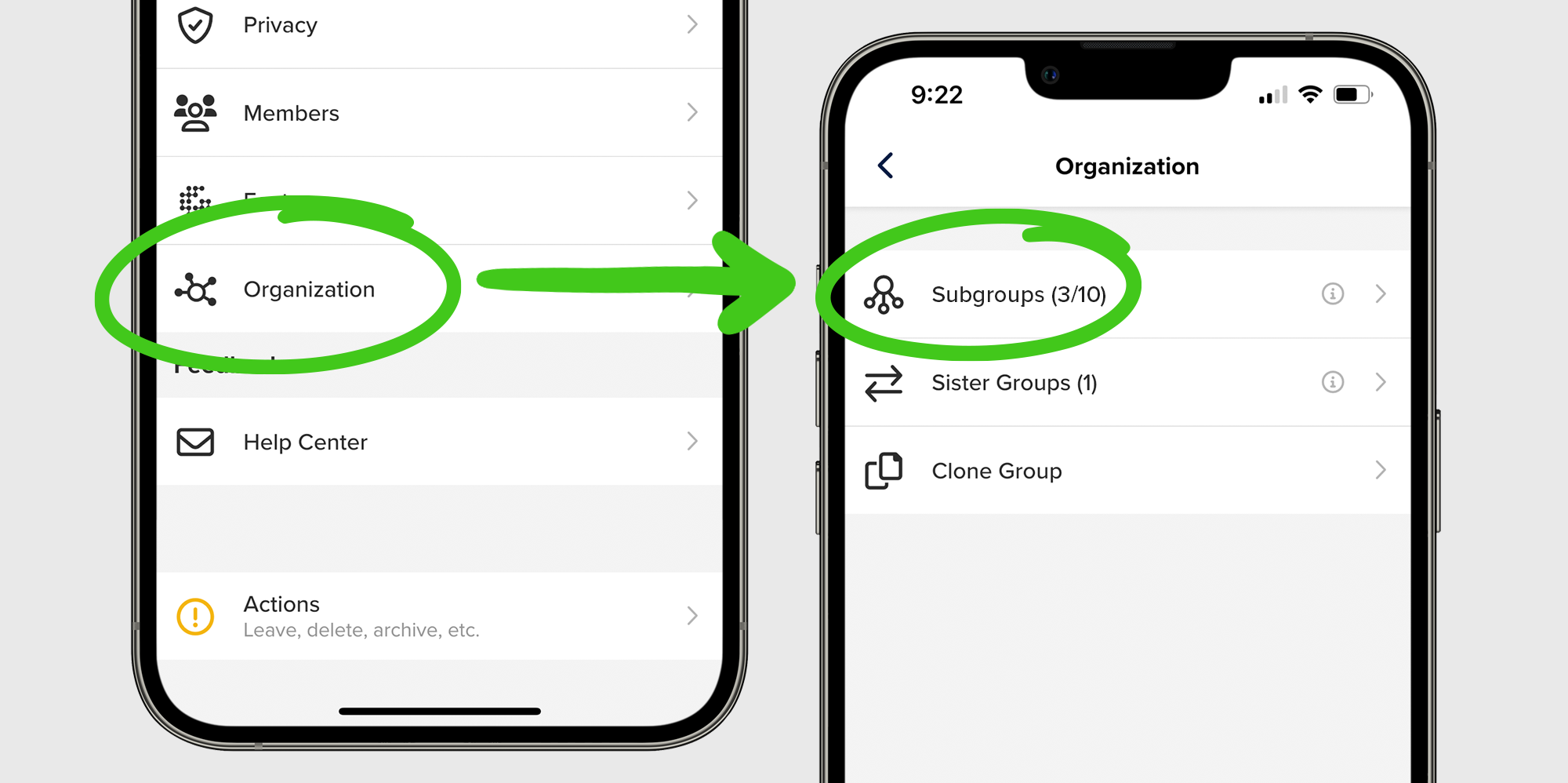How to Create Subgroups