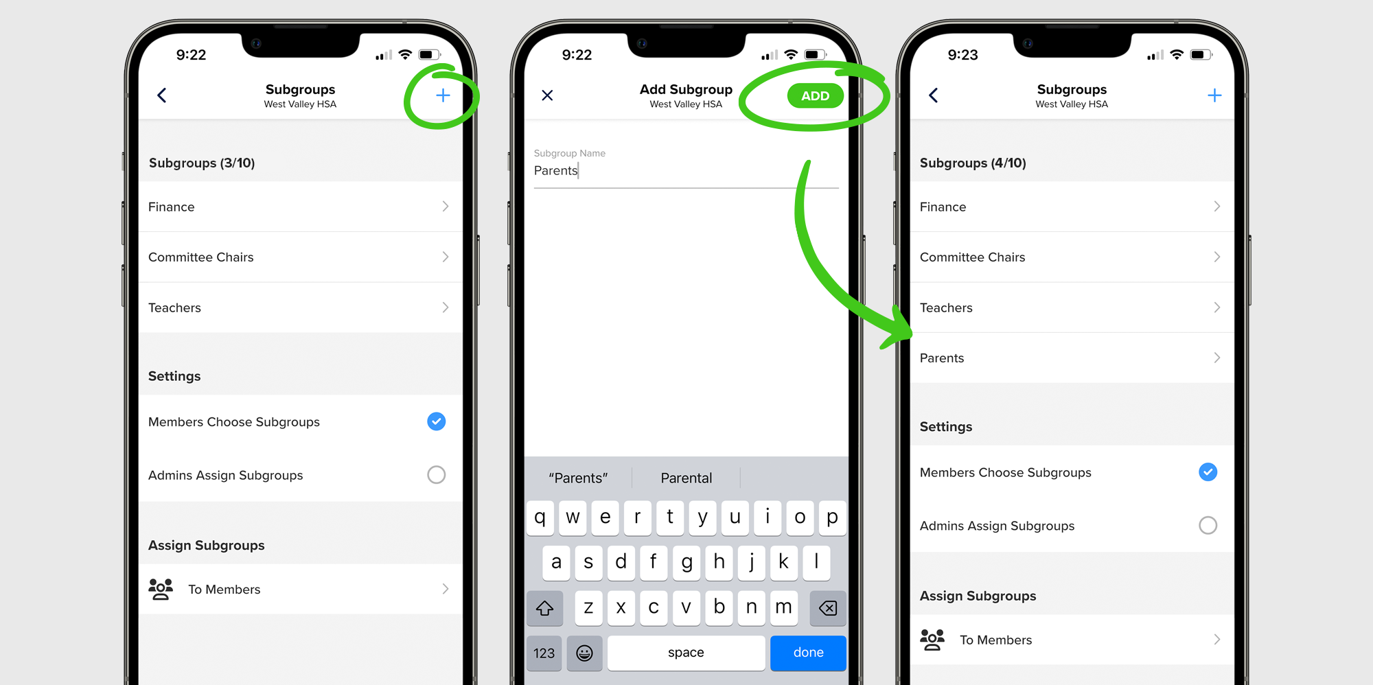 How to Create Subgroups