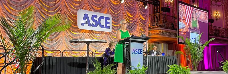Marsia Geldert-Murphey Inducted as ASCE President - Lochmueller Group