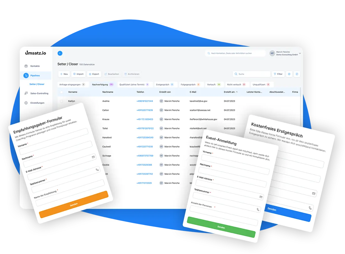 umsatz.io | Einfach mehr Umsatz machen.