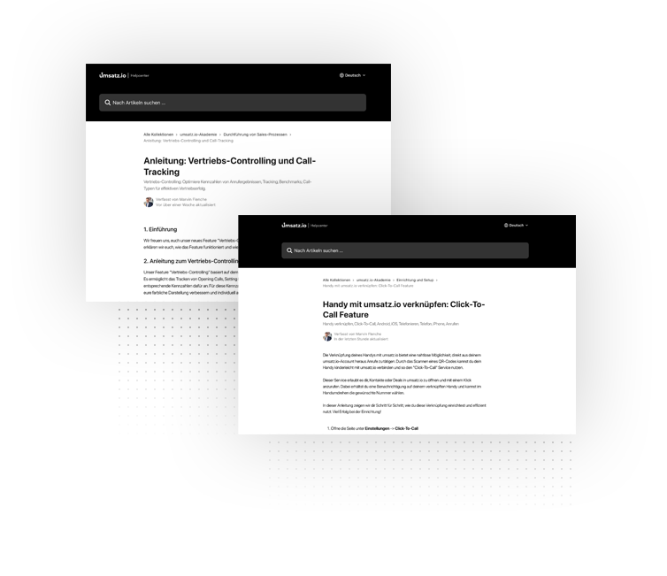 umsatz.io | Einfach mehr Umsatz machen.