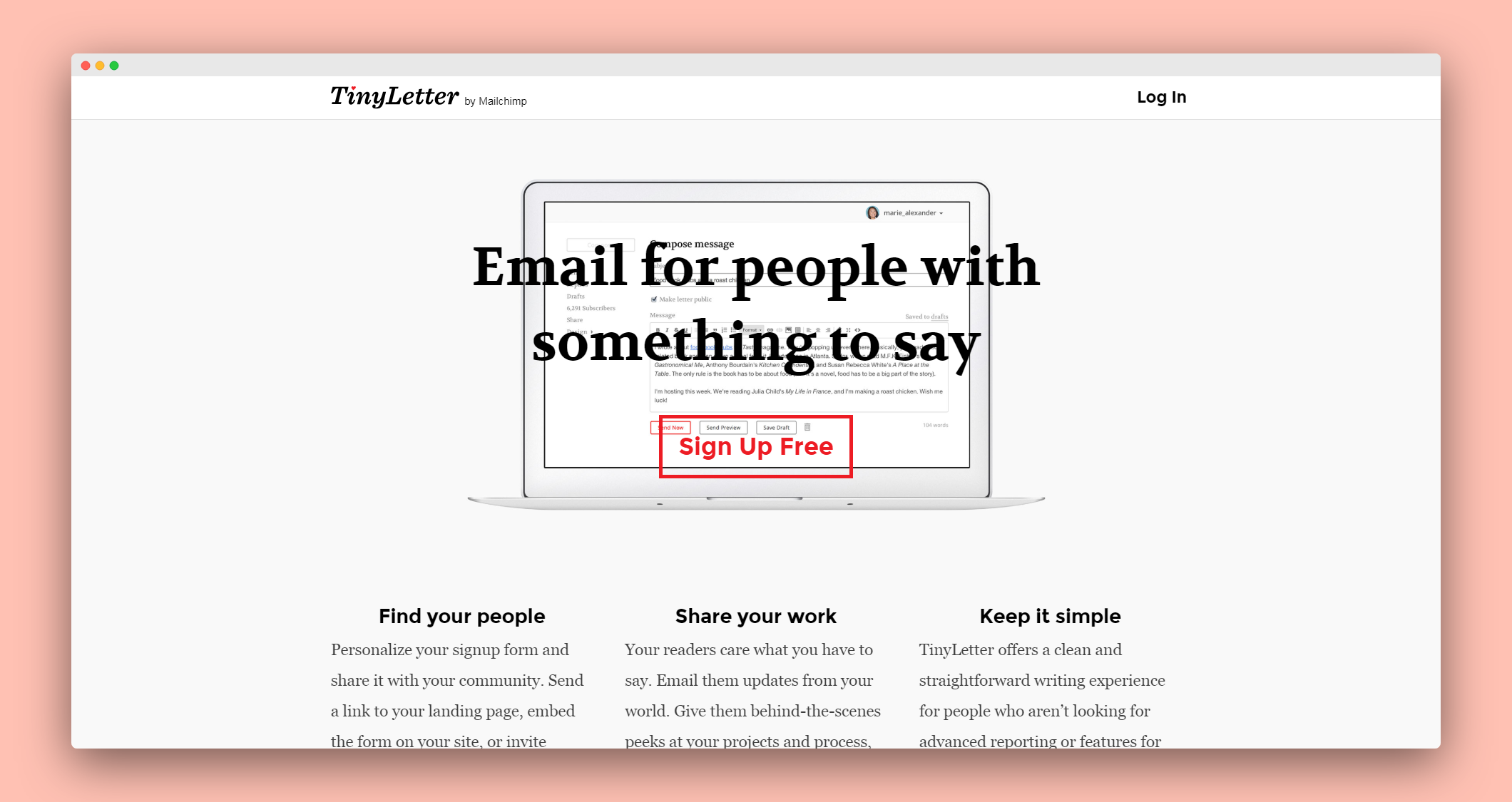 TinyLetter Review 2023 - NoCode.Tech