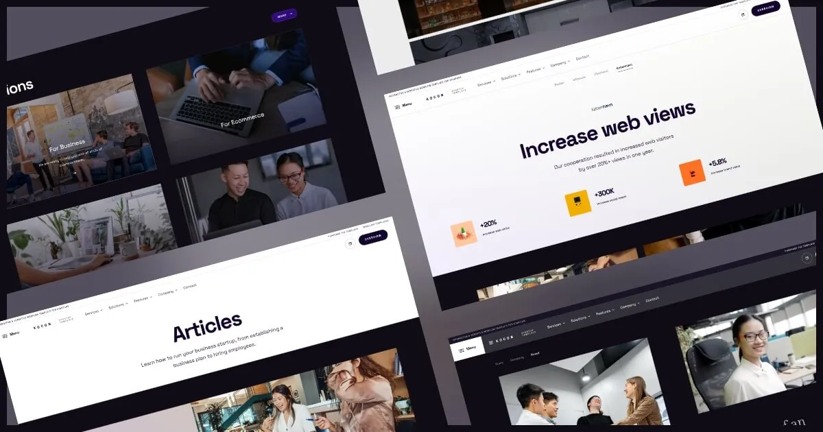 Gallery | Kocon: Webflow HTML website template