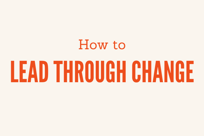 How to lead through change | Voco Guides