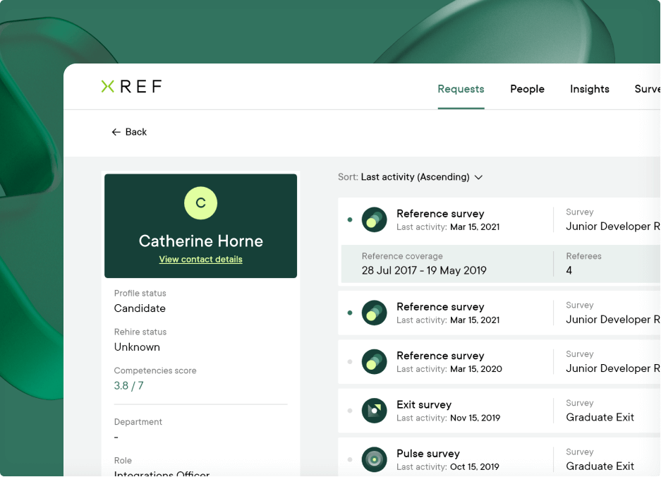 Reference Checking Software for Better Hiring | Xref